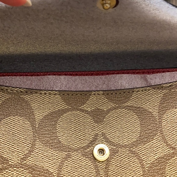 Coach | Bags | Coach Slim Envelope Wallet With Chain Strap | Poshmark